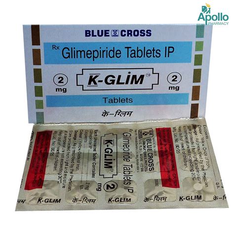 K Glim 2 Mg Tablet 10s Price Uses Side Effects Composition Apollo
