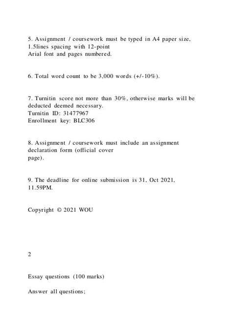 1 Assignment Blc30603 Warehouse Management Pdf