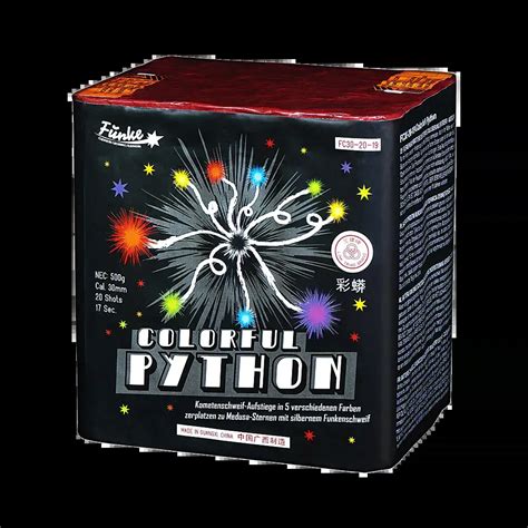 Funke Kleurrijke Python Kopen Feuerwerk Bunde