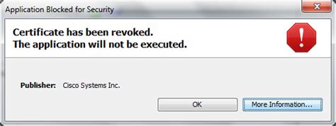 Cisco Ucs Certification Has Been Revoked