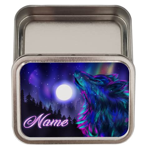 Personalised Wolf Tobacco Tin Ksu14a Personalised T