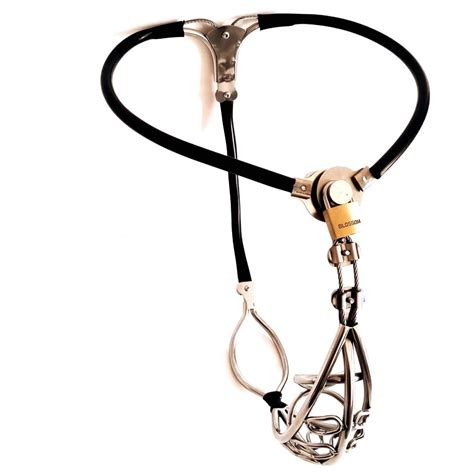 Hollowed Out Stainless Steel Male Chastity Belt Chastitybelt
