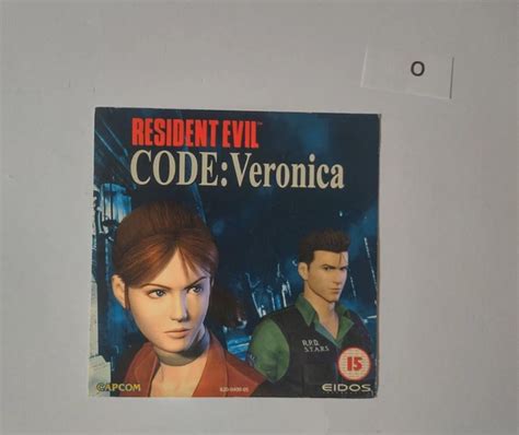 Resident Evil Code Veronica ~ Sega Dreamcast Front Inlay Only £249