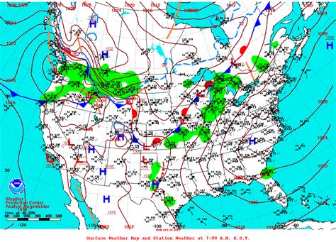Surface Weather And Station Plots