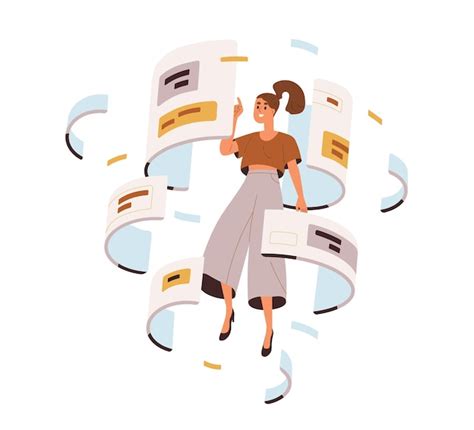 Premium Vector Cms Development Process Concept Work With Content Management System Abstract