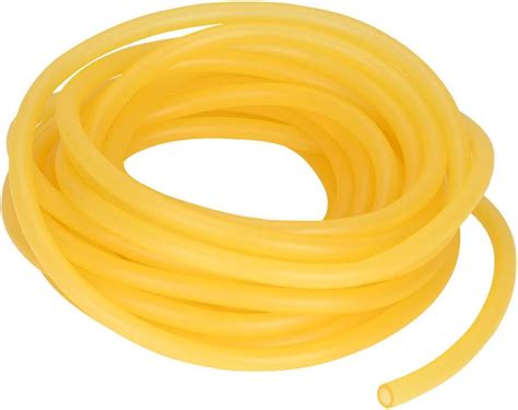 Stonylab Rubber Tubing Pure Latex Amber Tubing Natural Rubber Tube