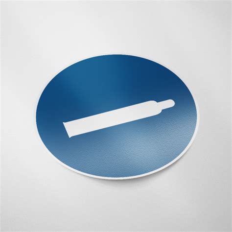 Gebodssticker Gascilinder Onder Druk Ontwerpstickers
