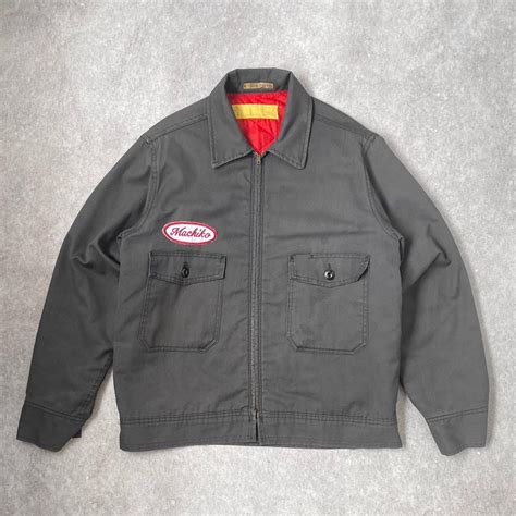 Streetwear × Vintage × Workers 1980s Faded Slate Grey Work Jacket Grailed