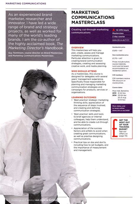 The Marketing Directors Brand Masterclass Branding The Marketing