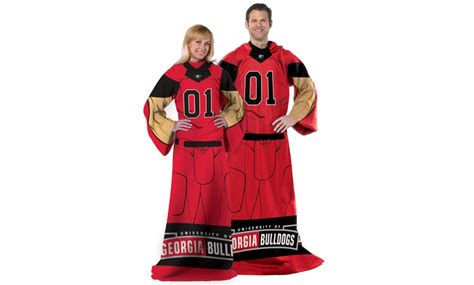 Ncaa Player Comfy Throw With Sleeves Groupon