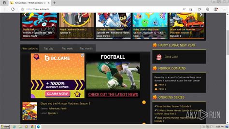Analysis Kimcartoon Li Malicious Activity Interactive Analysis Any Run