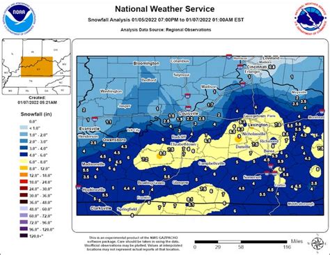 Snow Accumulation In Louisville Other Kentucky Cities