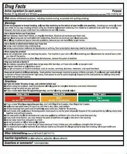 Nicotine Transdermal System Step 1 Sunmark 21 Mg Patches 14 Count 3 Pack