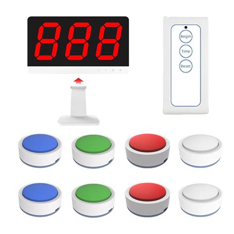 Buy Wireless Game Buzzer System For Classroom 8 Rechargeable Answer