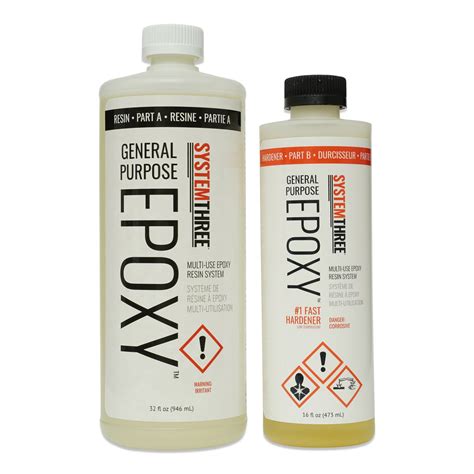 General Purpose Epoxy System Three Resins