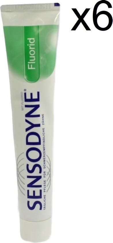 Sensodyne Tandpasta Fluoride 75ml X 6