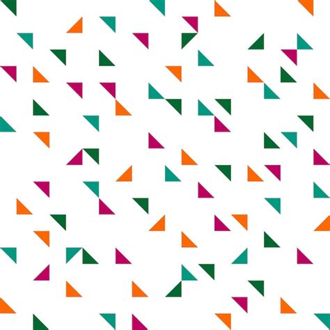 Premium Vector Seamless Pattern With Colorful Small Triangles