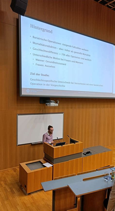 Hannes Beiglböck On Linkedin Giving A Talk About Sex Specific Outcomes