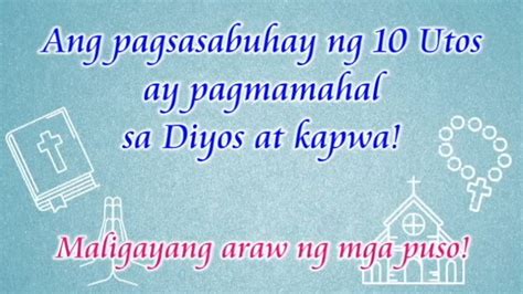 10 Utos Ng Diyos With Pictures Mga Paksa