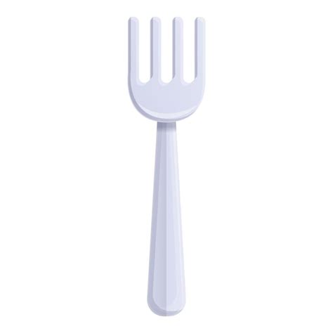 Plastic Fork Icon Cartoon Style 14226680 Vector Art At Vecteezy