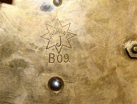 Two Large Antique Junghans Brass Clock Movements B09 B11 4623530722