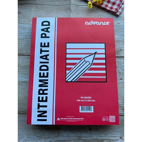 Advance Intermediate Pad 80 Leaves 10 Pad Shopee Malaysia