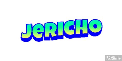 Jericho Name Animated  Logo Designs