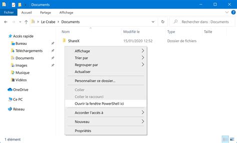 Remplacer Powershell Par Linvite De Commandes Cmd Dans Windows 10