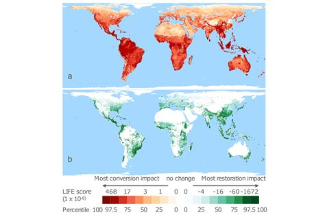 ‘life Scores Map Out Where Habitat Loss For Crops Drives Extinction