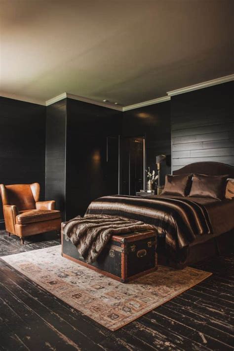 Dark Cozy Bedroom Wallpaper