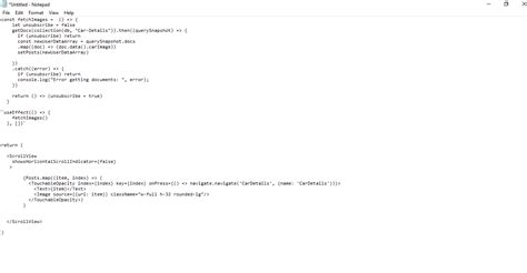 React Native Expo Im Trying To Fetch Images Url From Firebase And Put