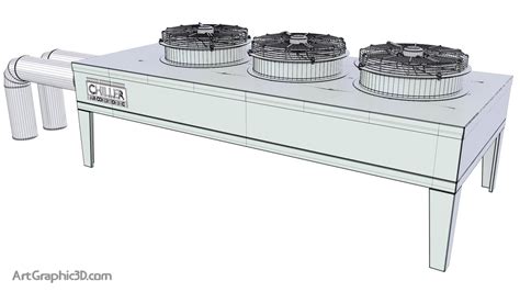 Gas Cooler 3d Model Download