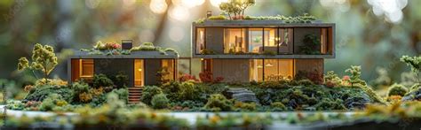 Architectural Model Of A Zero Emission Community Featuring Sustainable