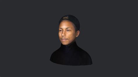 3d File Pharrell Williams Bust Head Face Ready For 3d Printing 👤・model To Download And 3d Print