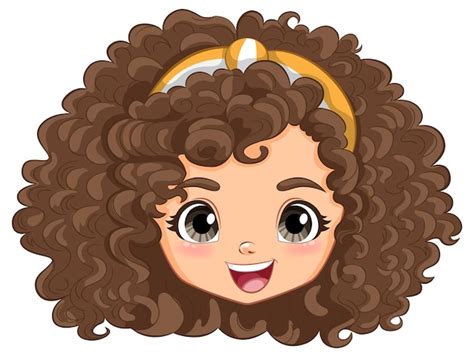 Young Girl With Curls Vectors And Illustrations For Free Download Freepik