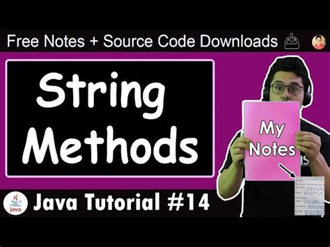 Free Video Java String Methods Tutorial From Codewithharry Class Central