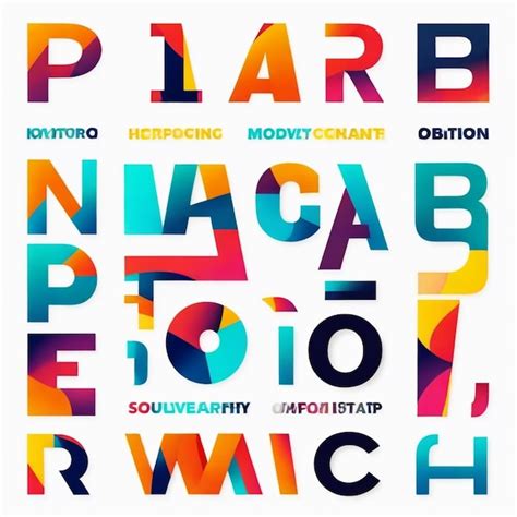 A Colorful Poster With The Word Hex On It Premium Ai Generated Vector