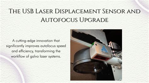 Enhancing Laser Precision With The New Usb Laser Displacement Sensor And Autofocus Upgrade