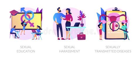 Sexual Behavior Abstract Concept Vector Illustrations Stock Vector