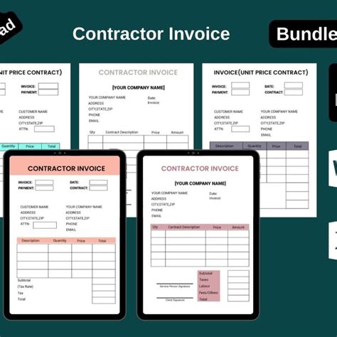 Architect Invoice Template Blank Printable In Pdf Excel Word