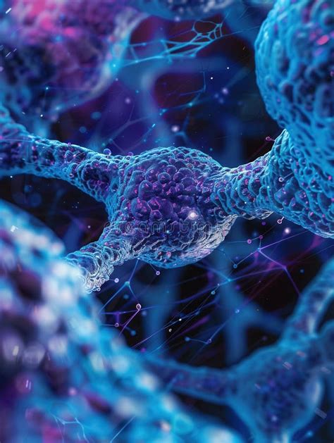 Close Up View Of Cellular Structures Showcasing Visible Nuclei And Dna