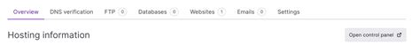 web hosting quickstart scaleway documentation