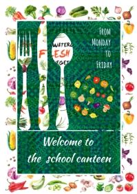 School Canteen Menu Template Postermywall