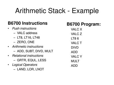 Ppt Burroughs Stack Machines Powerpoint Presentation Free Download