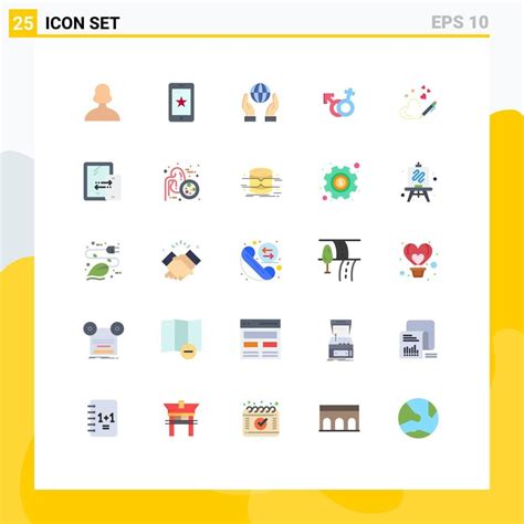 25 Flat Color Concept For Websites Mobile And Apps Love Female Biosphere Male Gender Editable