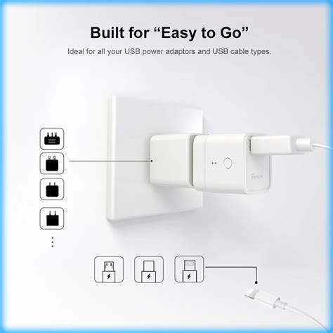 Sonoff Micro 5v Usb Smart Switch Adapter Kapcsoló Az Ewelink