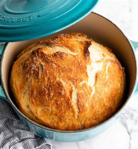 No Knead Dutch Oven Bread Le Creuset At Leonard Gagliano Blog