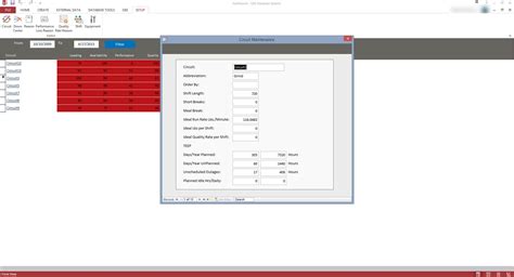 Oee Database Template Oee Software