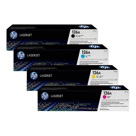 Original Hp 126a Full Set Ce310a Ce311a Ce312a Ce313a Toner Cartridge Shopee Malaysia
