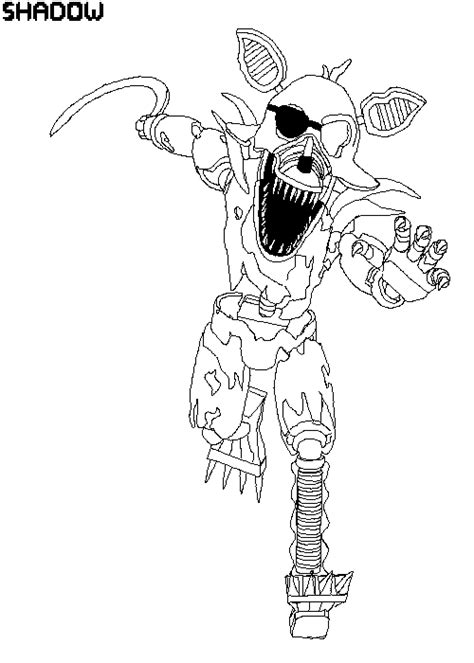 Grimm Foxy Fnaf Coloring Page Fnaf Coloring Pages Coloring Pages Porn